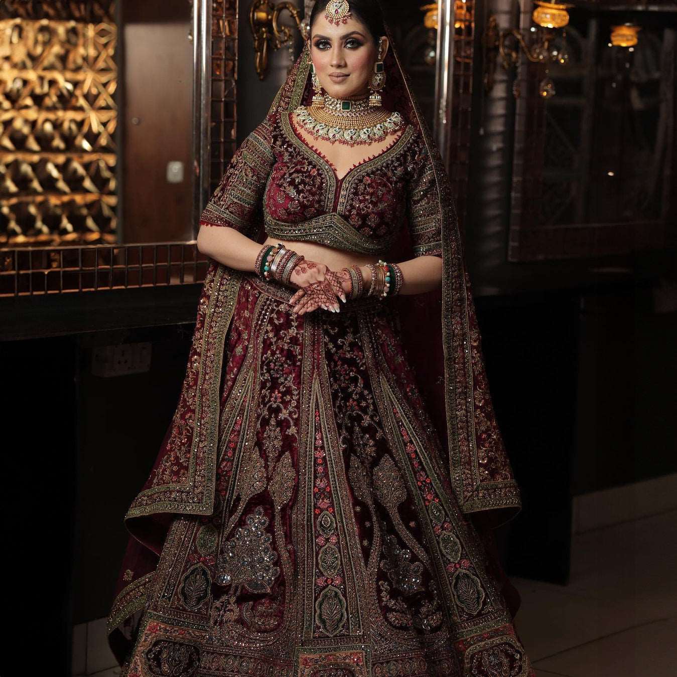 Rajwadi Bridal Lehengas – JMS Studio