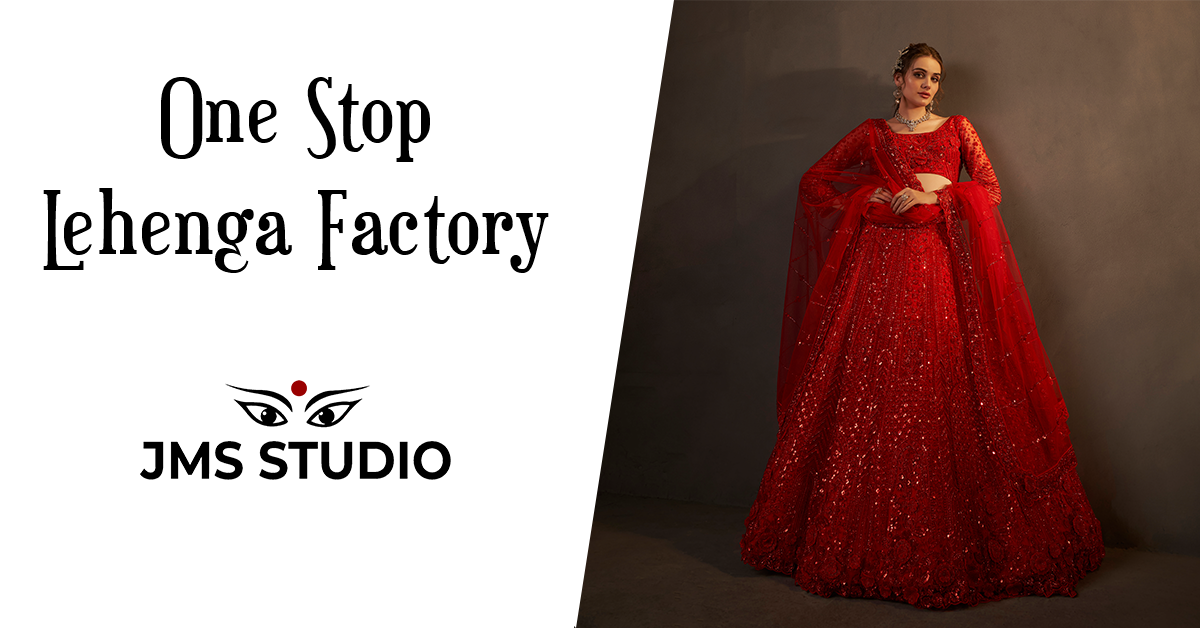 The Bridal Studio: Luxury Lehengas for Your Big Day – JMS Studio